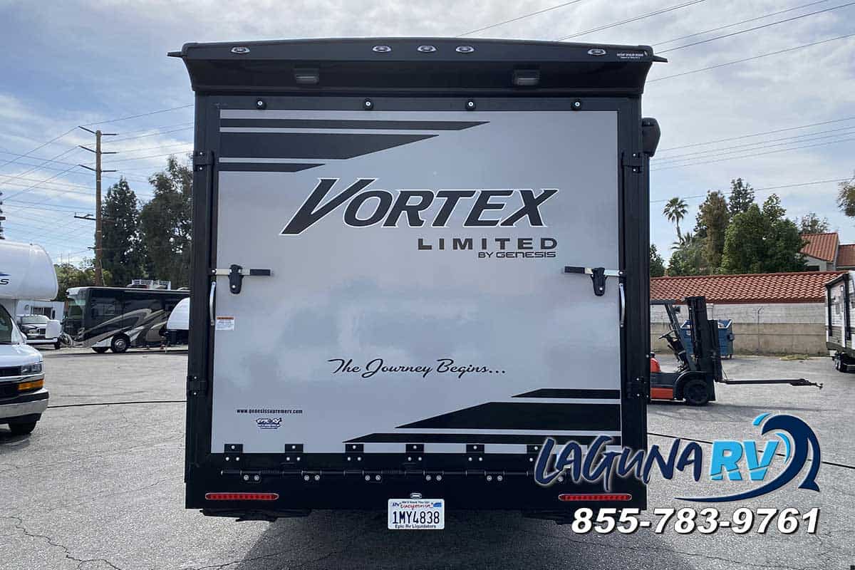 2024 Genesis Supreme Vortex toy hauler for sale | Laguna RV in Colton CA